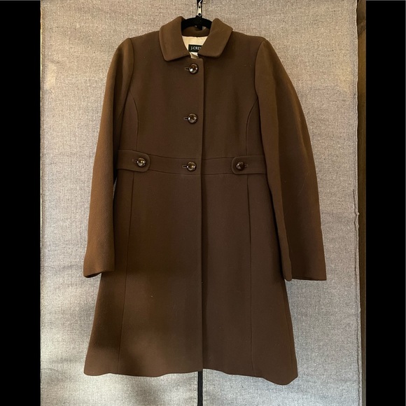 J. Crew | Jackets & Coats | Jcrew Classic Lady Day Coat In Double Cloth ...